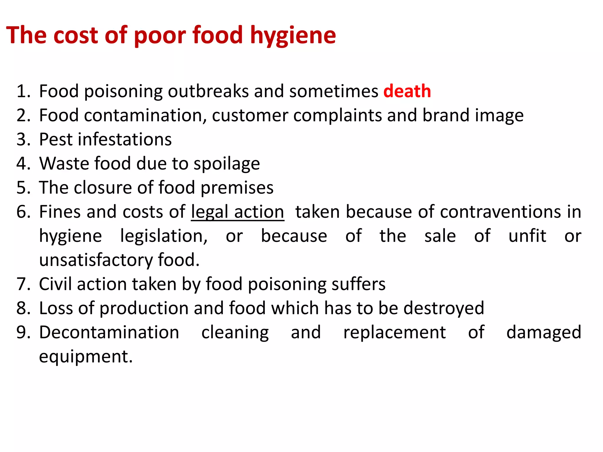 Food hygiene | PPTX