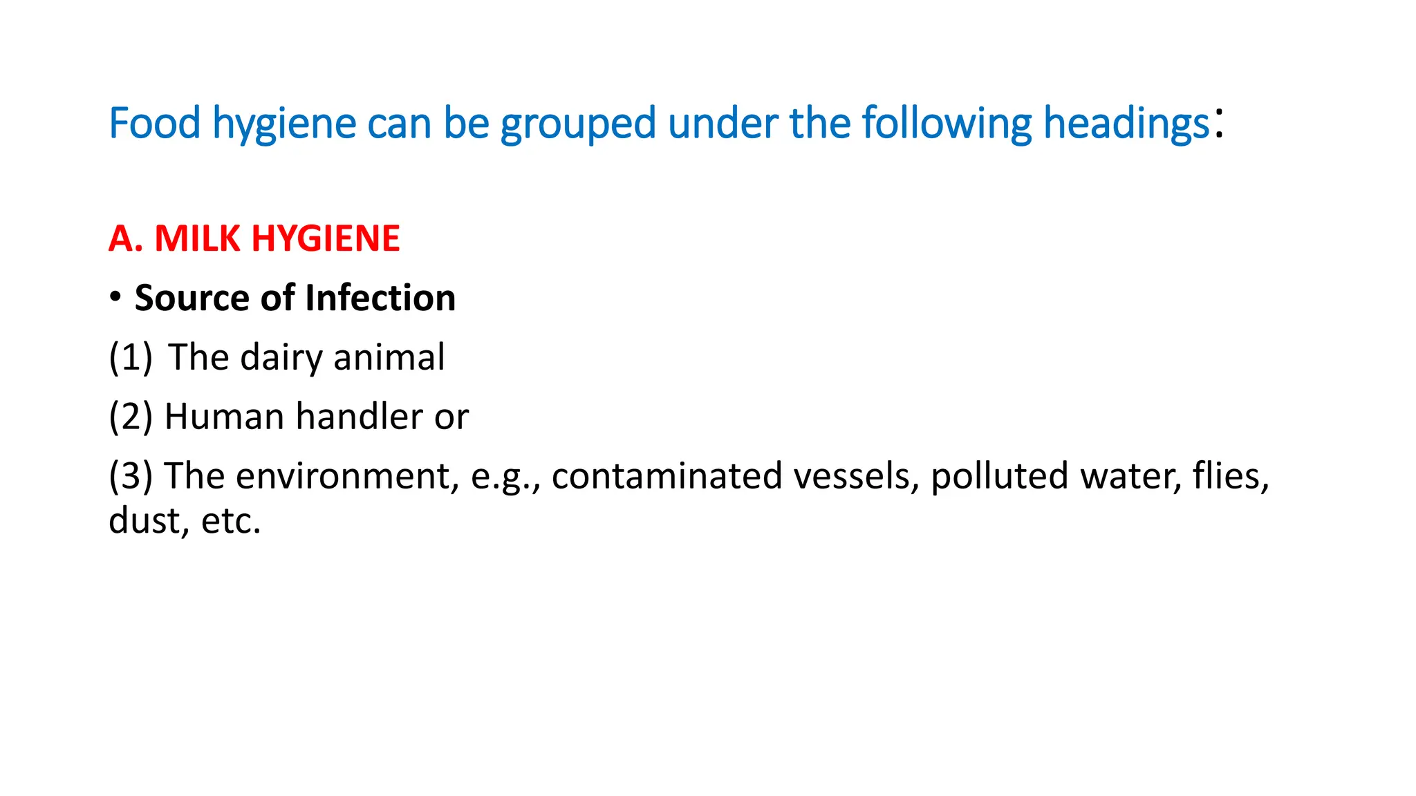 Food hygiene (Definition, types, causes) | PPT
