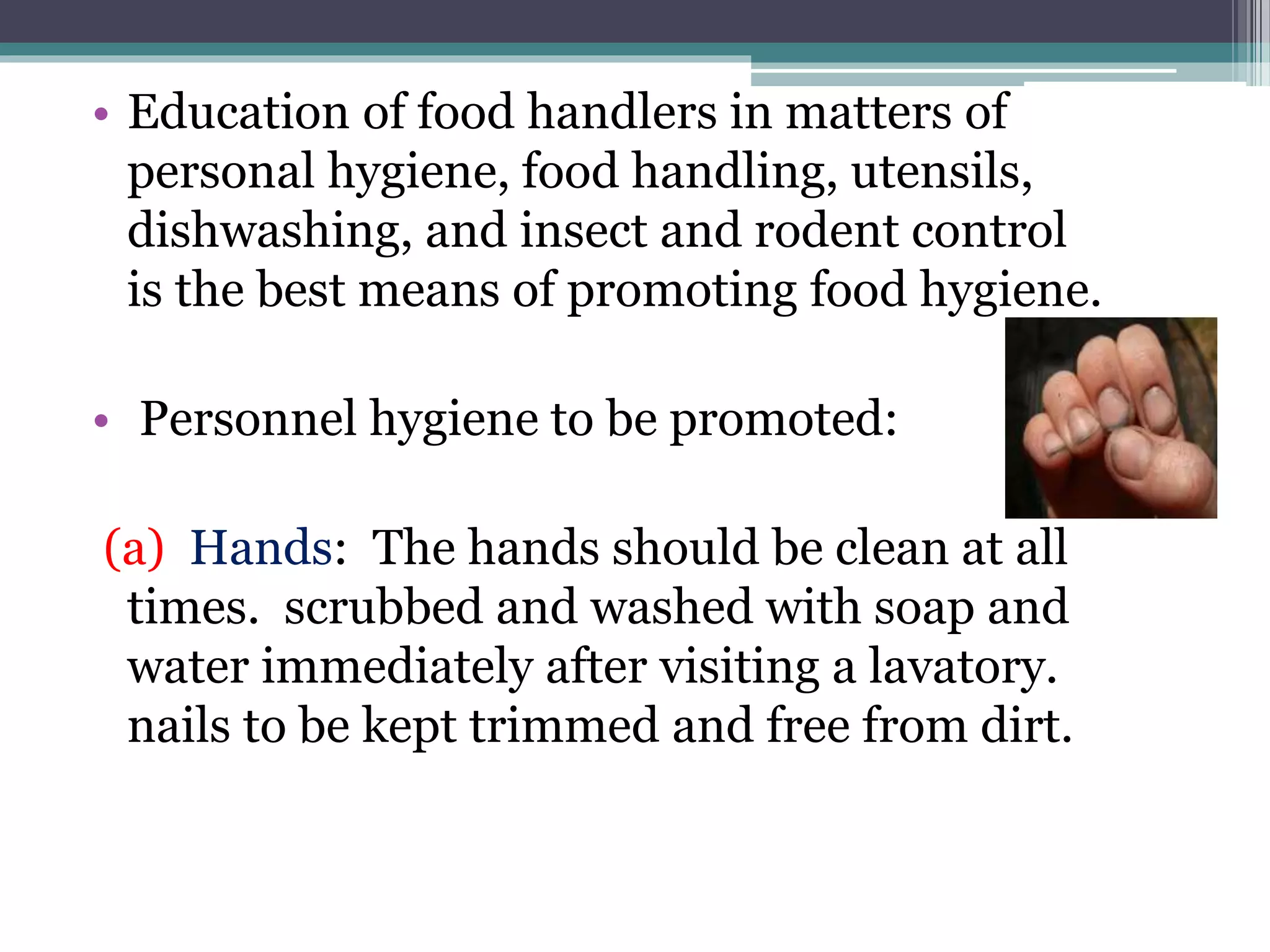 Food hygiene and control | PPTX