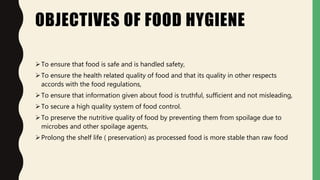 Food hygiene and inspection [autosaved] | PPT