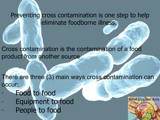 Food Hygiene Asia Cross Contamination | PPT