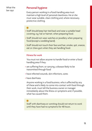 Food hygiene guide booklet | PDF | Cooking | Food & Drink