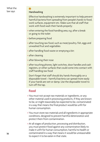 Food hygiene guide booklet | PDF | Cooking | Food & Drink