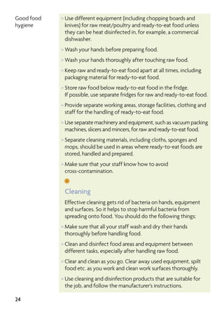 Food hygiene guide booklet | PDF | Cooking | Food & Drink