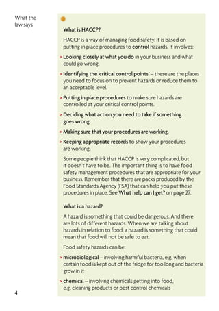 Food hygiene guide booklet | PDF | Cooking | Food & Drink