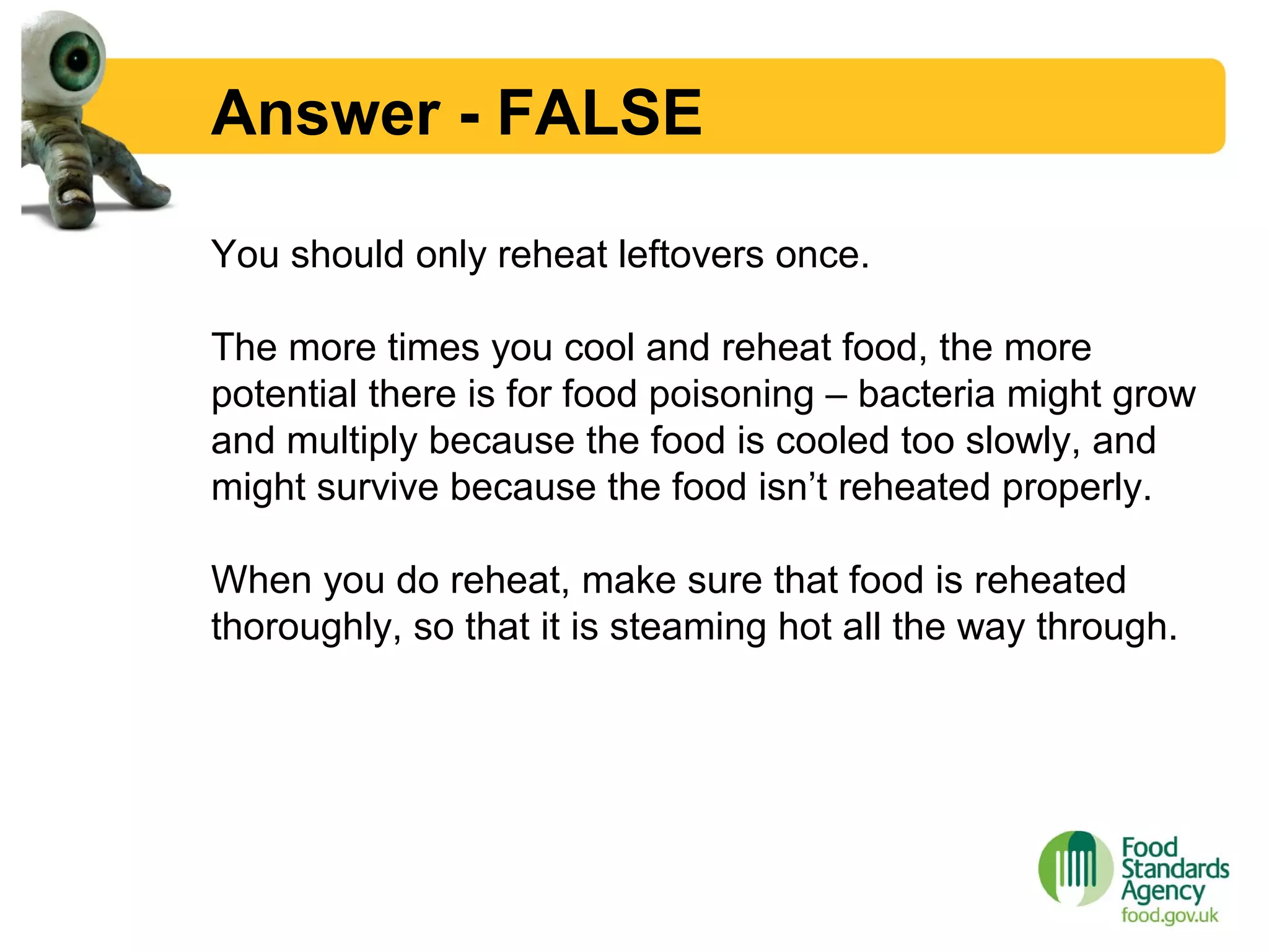 Food hygiene quiz | PPT