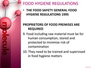 Food hygiene regulation | PPTX