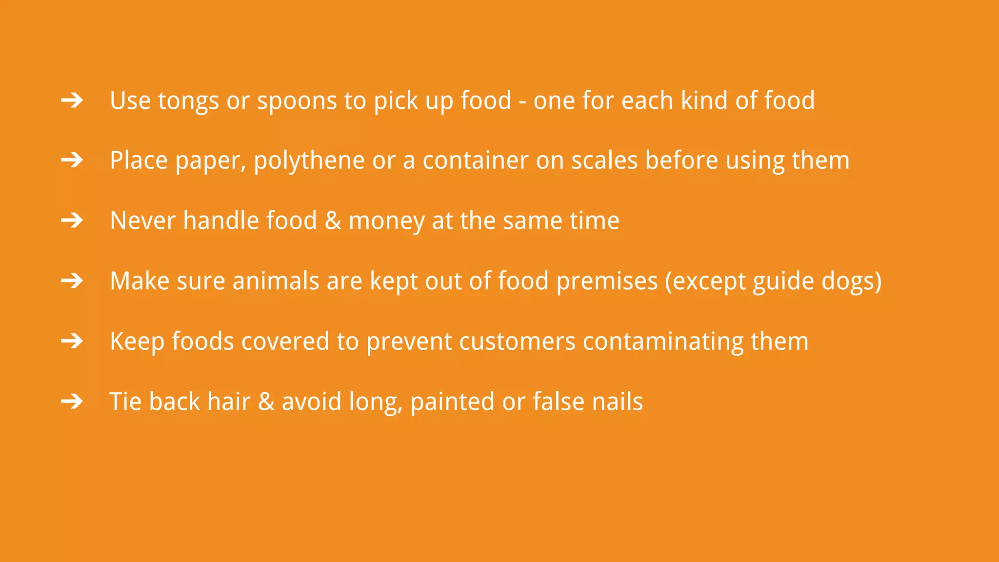 Food Hygiene Rules for Restaurants | PDF