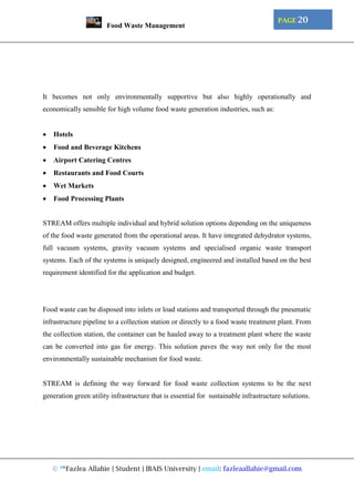 Food Waste Management | PDF