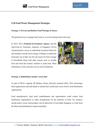 Food Waste Management | PDF