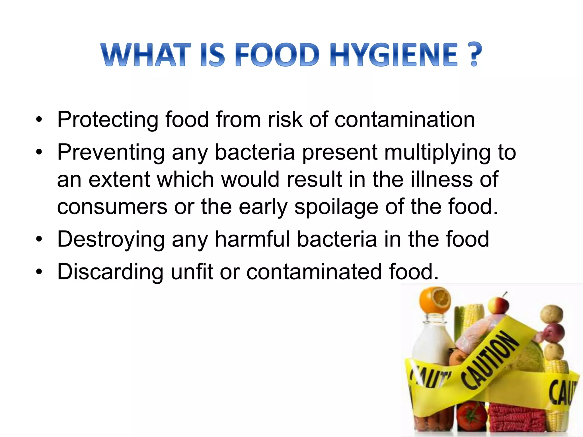 Food Hygiene Training | PPTX