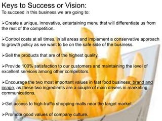 Foodies fries: A Business presentation on a fictitious food chain. | PPTX