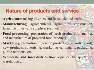 Food industry | PPTX