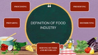 Food industry | PPTX