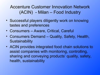 Food Industry Innovations.ppt kskslsskjdkksk | PPT