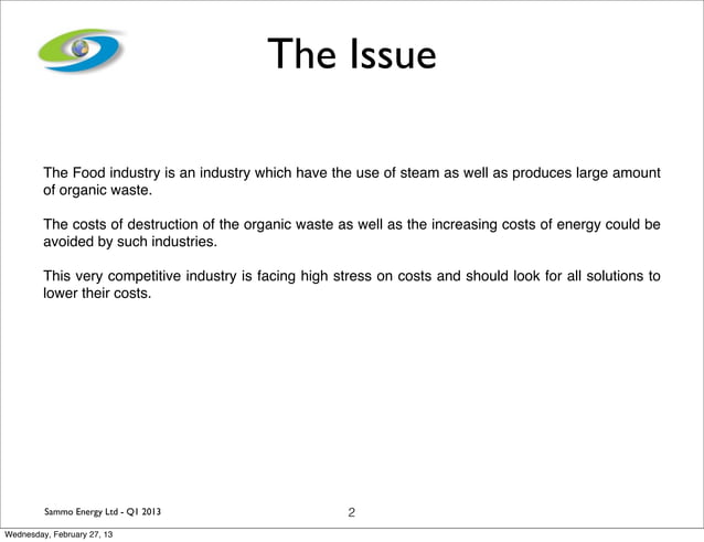 Food industry Energy solution | PPT