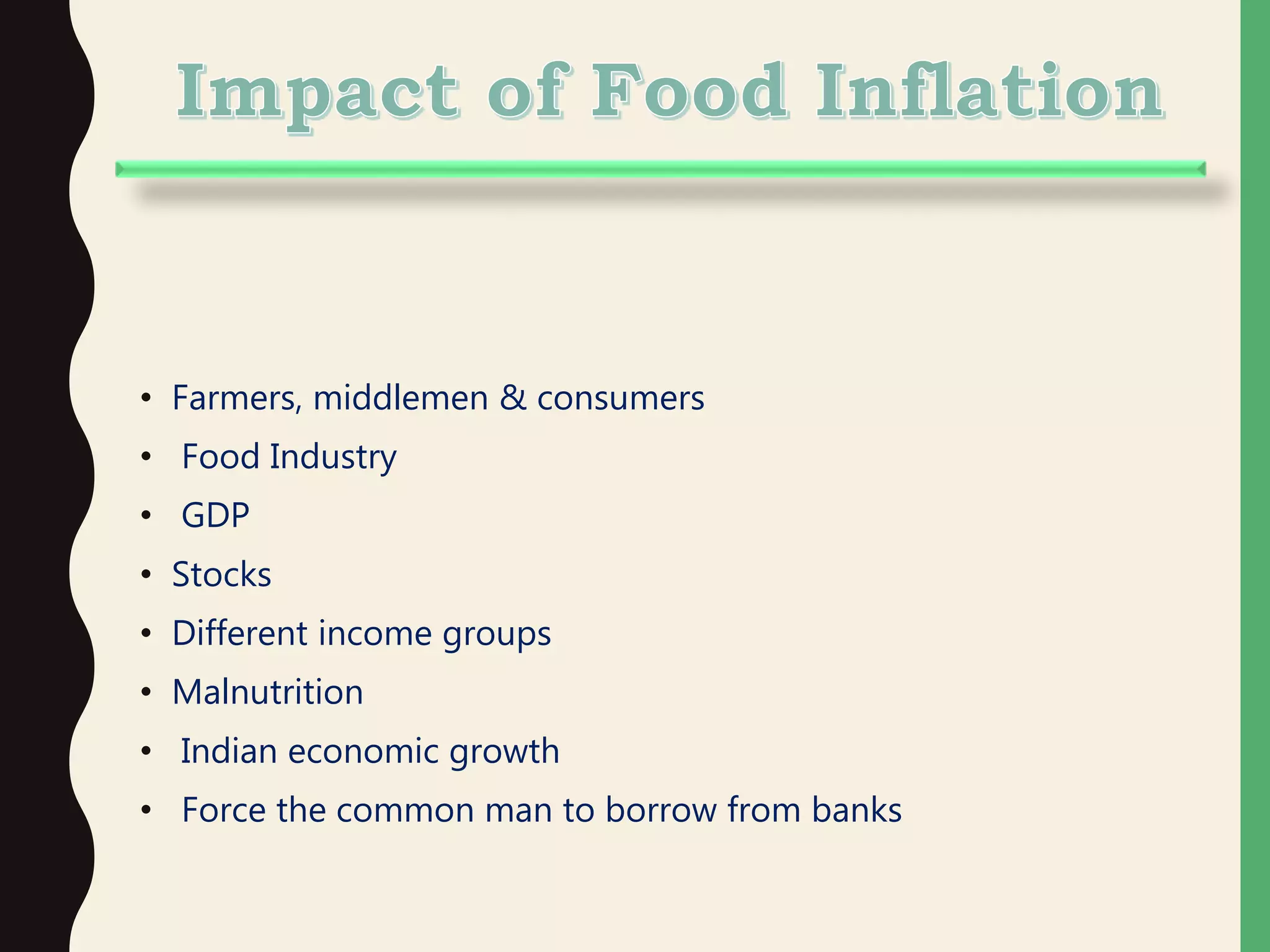 Food Price inflation in india and the control measures ( BY Devesh ...