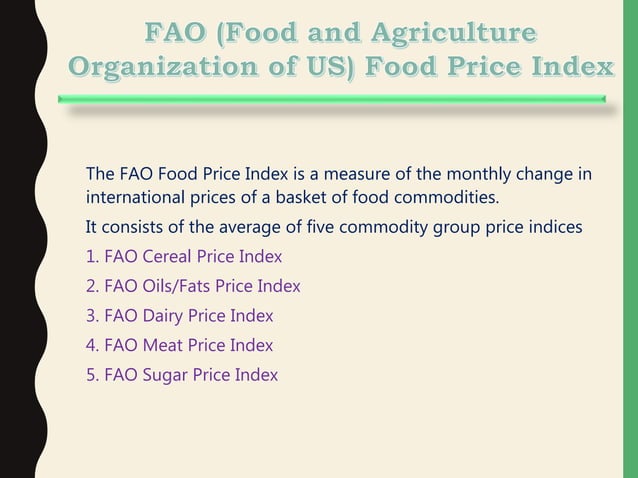 Food Price inflation in india and the control measures ( BY Devesh ...