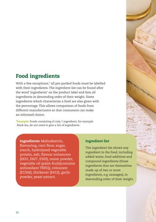 Food ingredients and additives | PDF