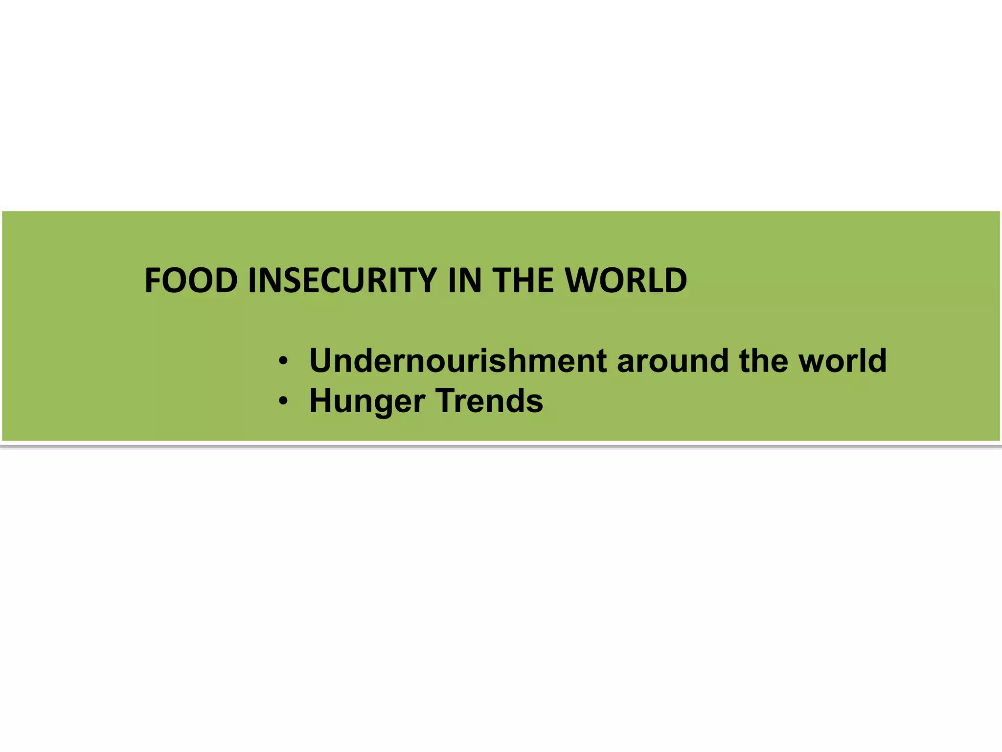 Food insecurity | PPTX