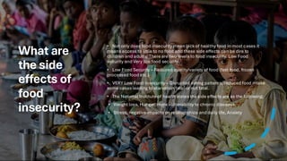 Powerpoint on The effects of food insecurity | PDF