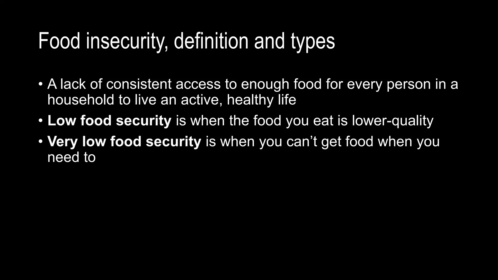 Food Insecurity In Pakistanpptx