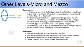 Food insecurity sw114 slideshow | PPTX