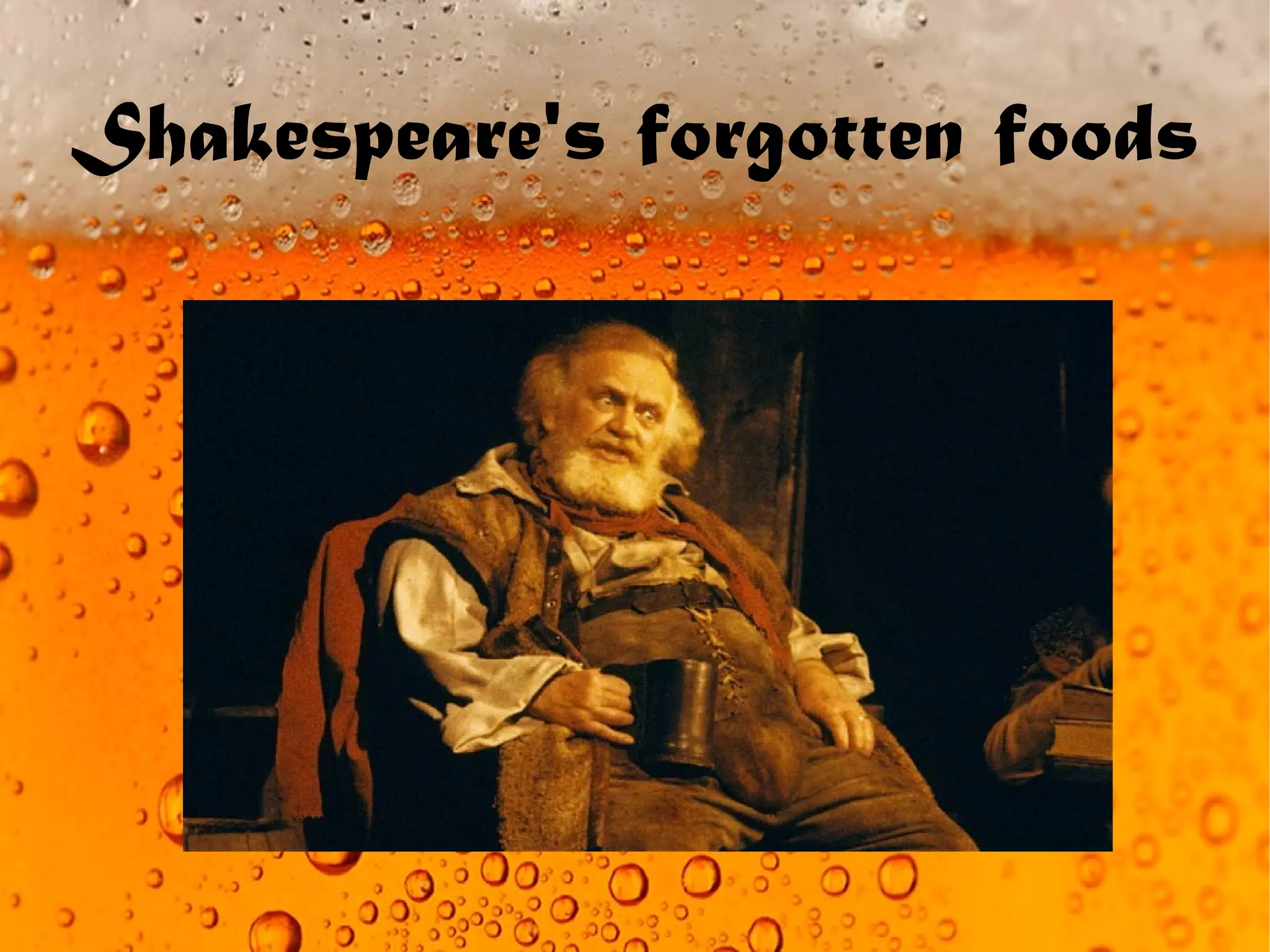 Food in shakespeare | PPT