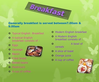 Food in the uk | PPT