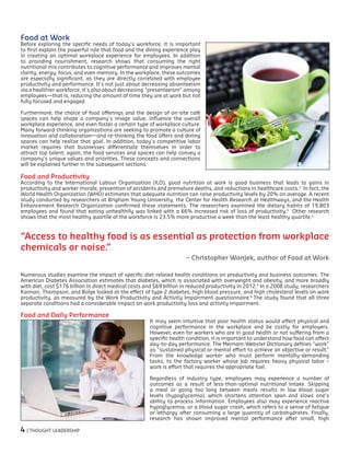 Food in the Workplace | PDF