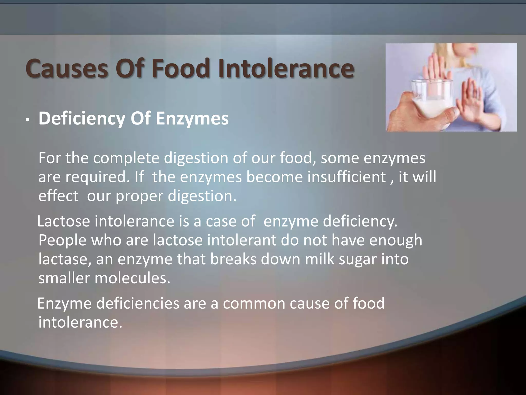 Food Intolerance And Its Causes | PPT