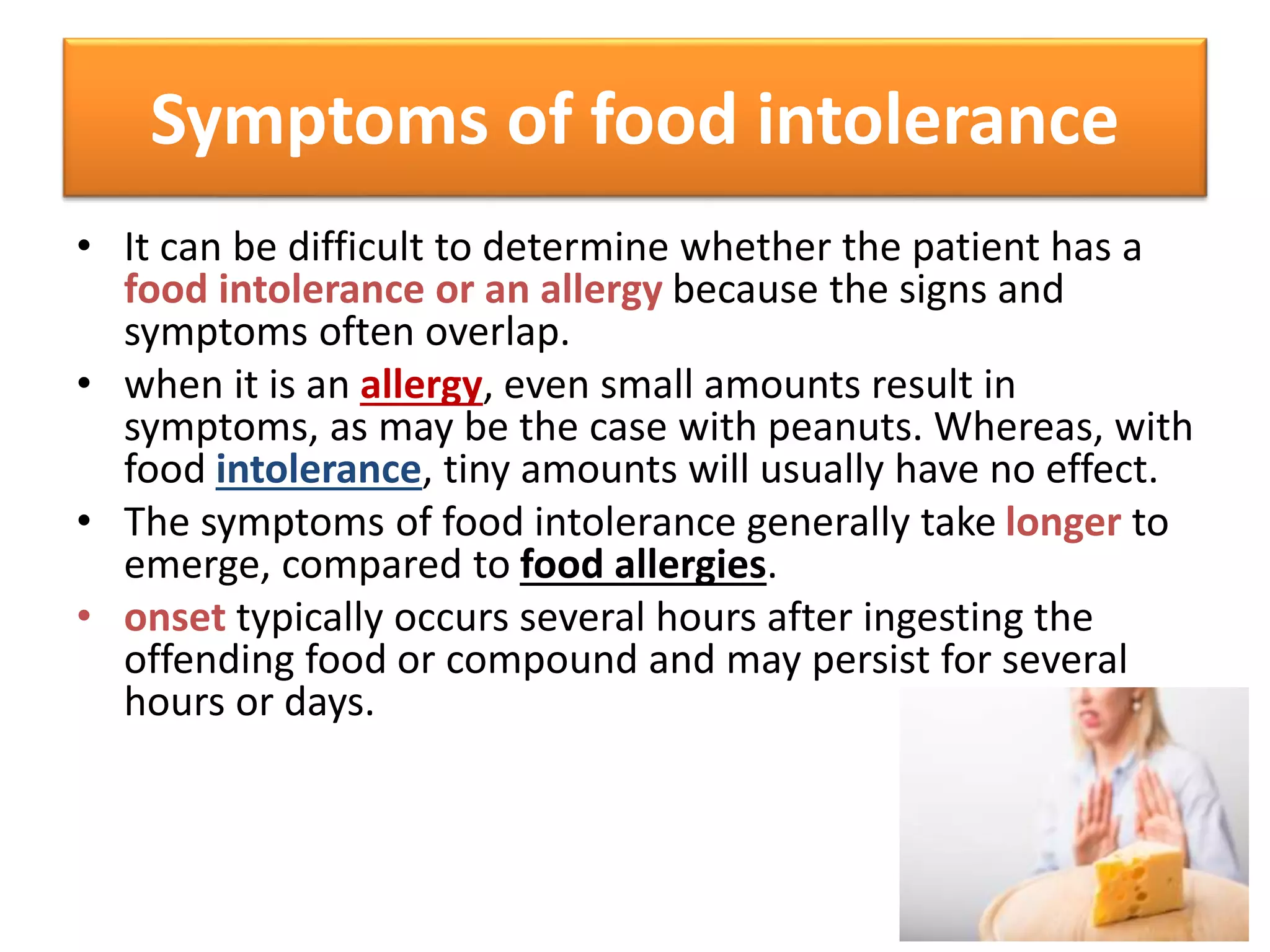 Food intolerence | PPTX