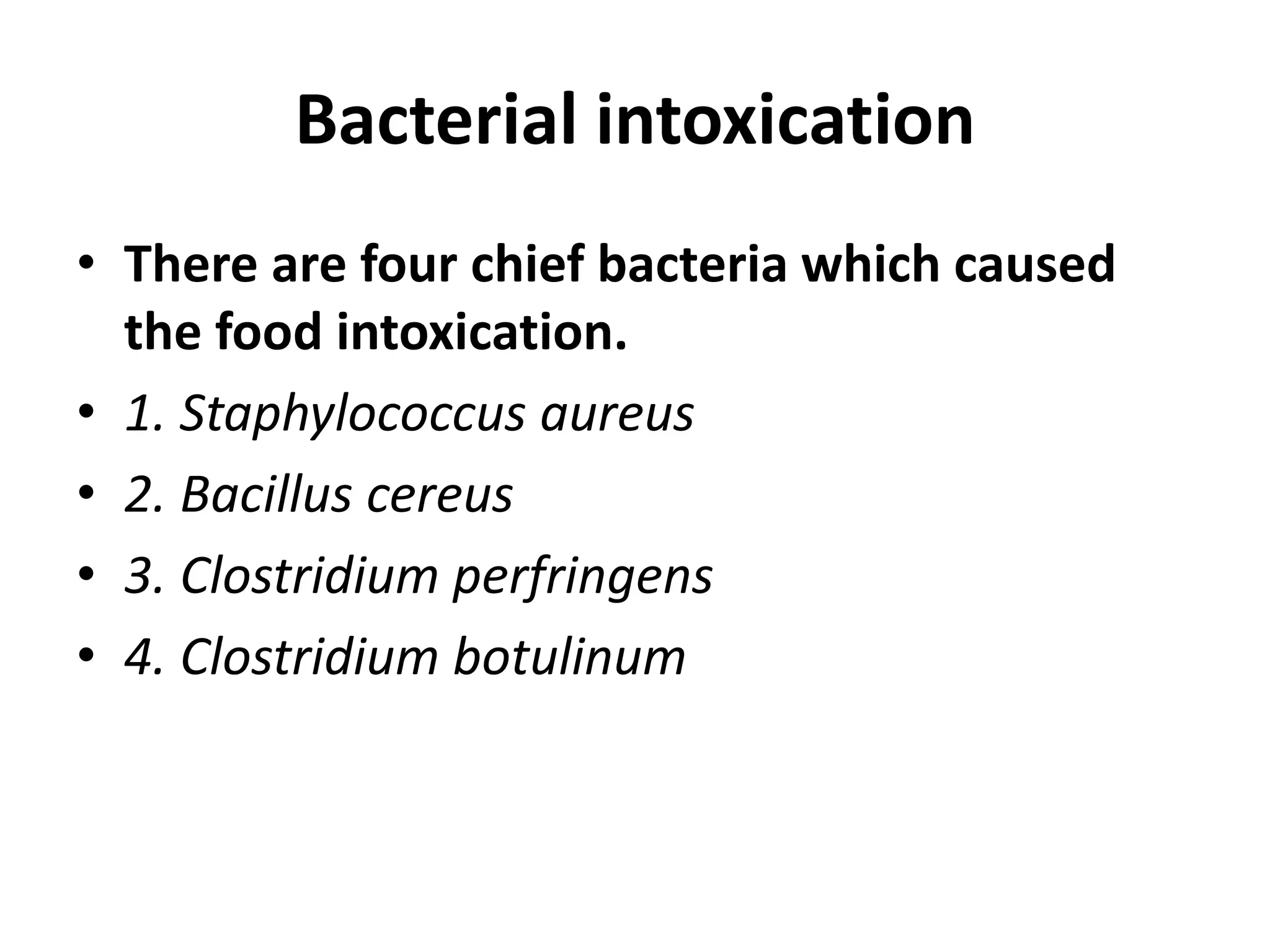 Food intoxication | PPTX