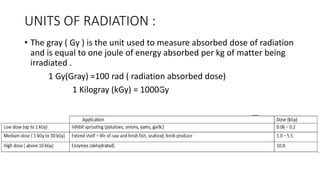 FOOD IRRADIATION. | PPT