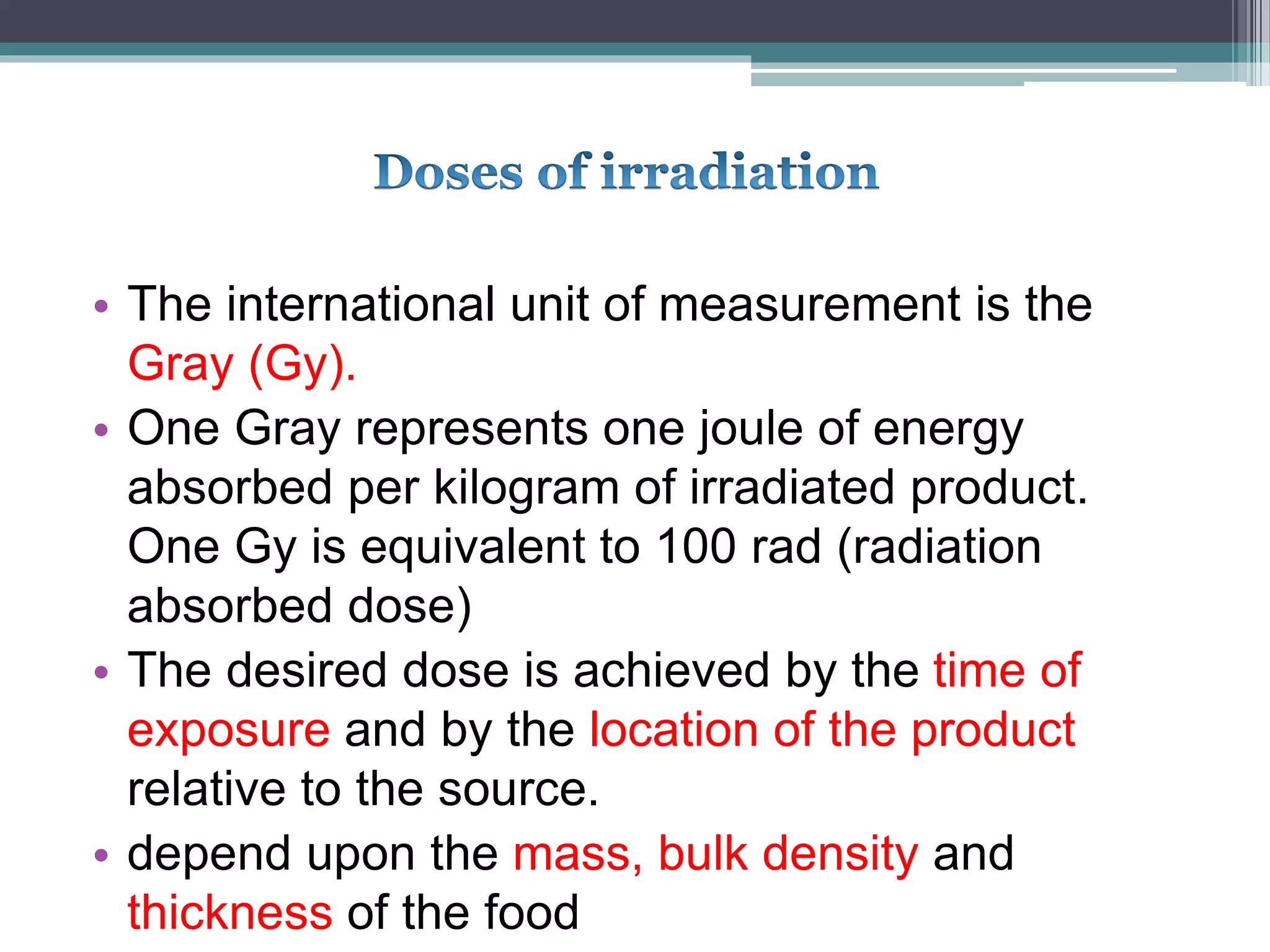 food Irradiation.pptx | Chemistry | Science