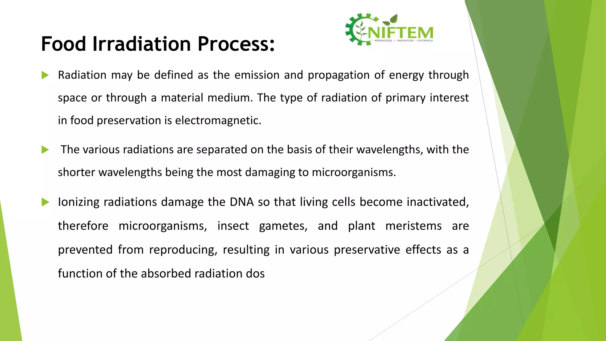 Food Irradiation–Applications and Food Safety Concern | PDF