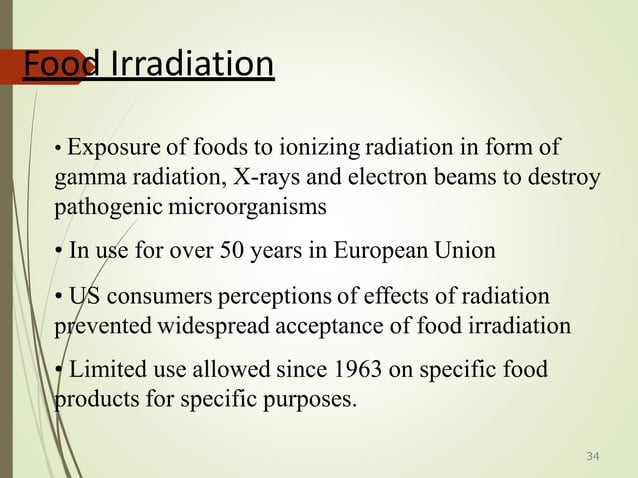Food Irradiation (ppt).pptx | Chemistry | Science