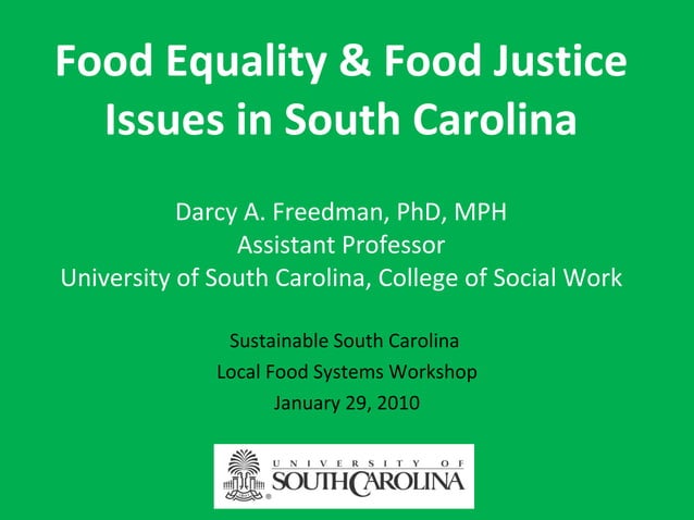 Food Equality & Food Justice | PPT
