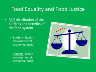 Food Equality & Food Justice | PPT