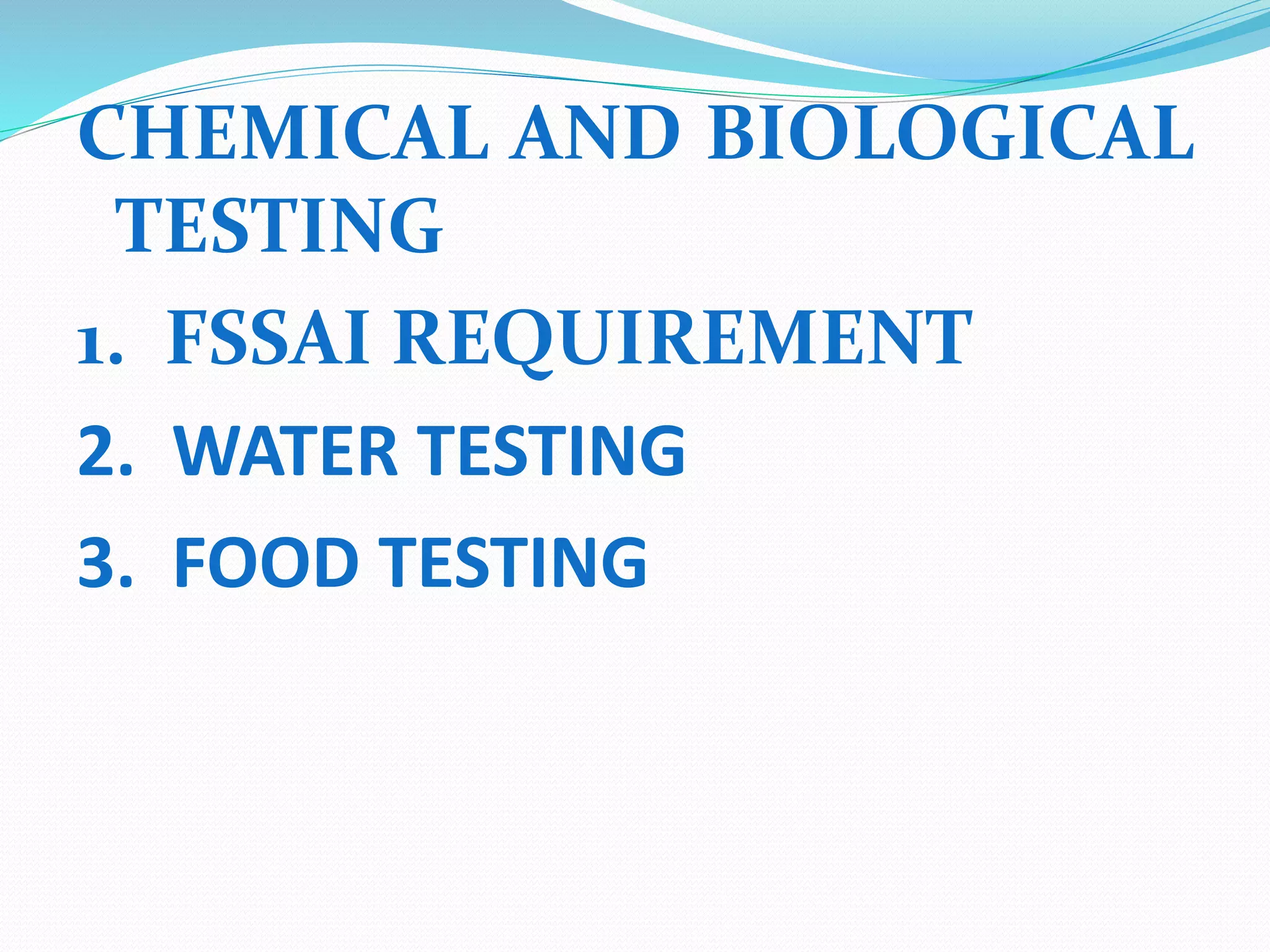 Food Testing Lab | PDF