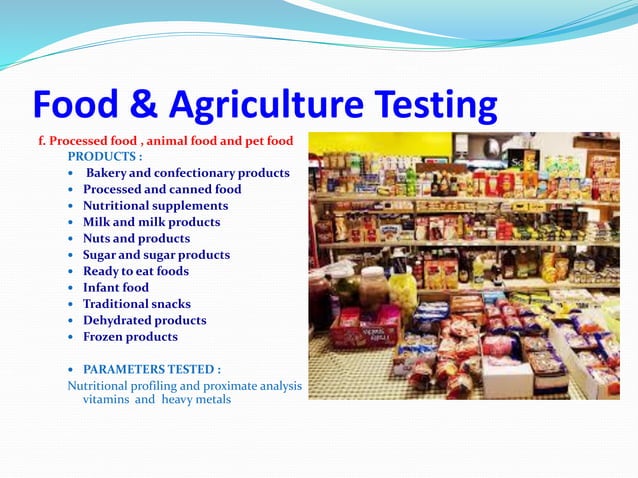 Food Testing Lab | PDF