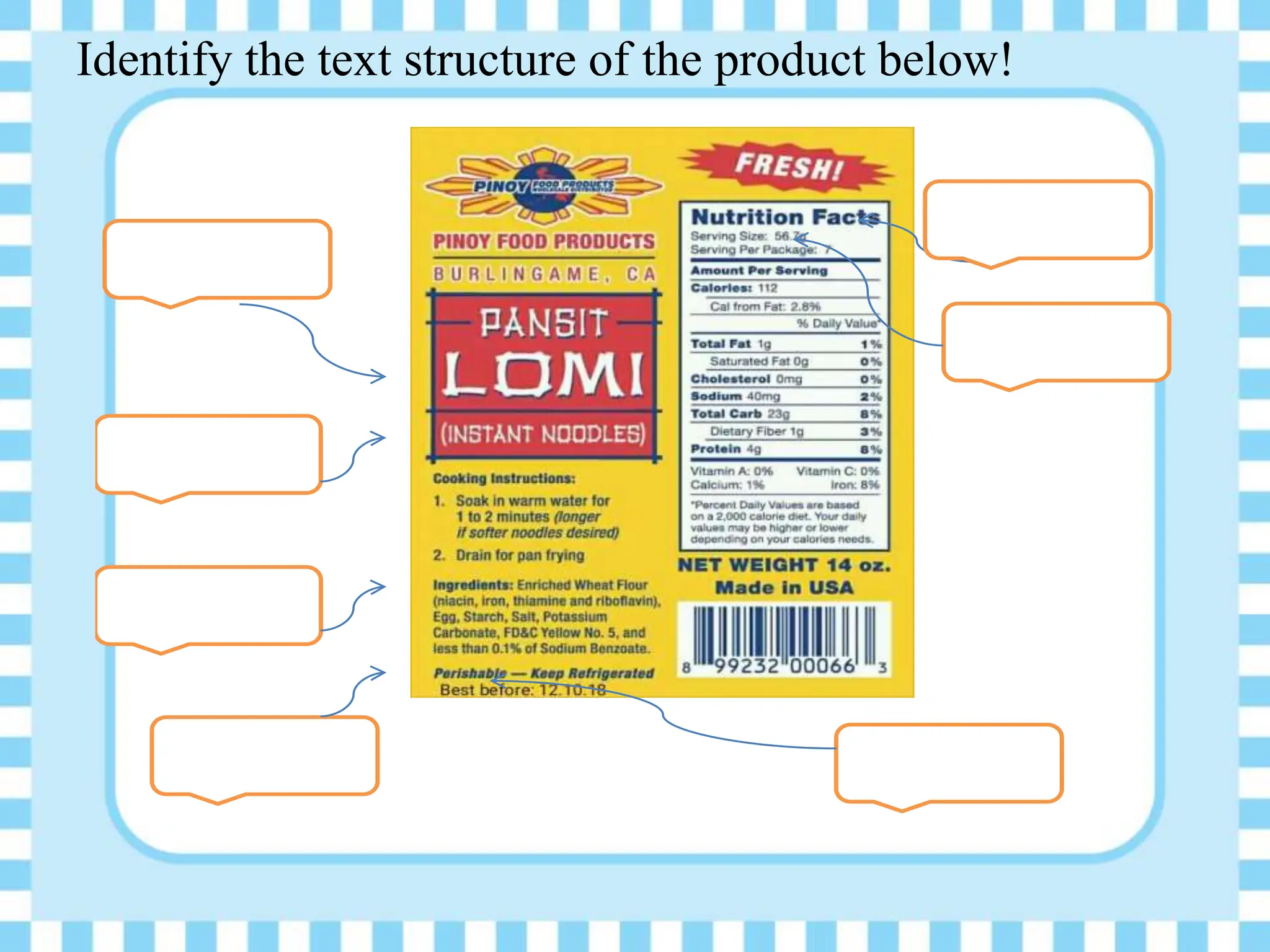 food label materi kelas 9 semester 1.pptx