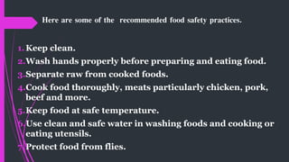 Food Label and Food Safety | PPTX