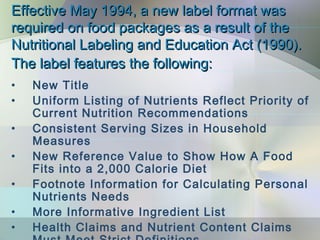 Food labeling 1_ | PPT