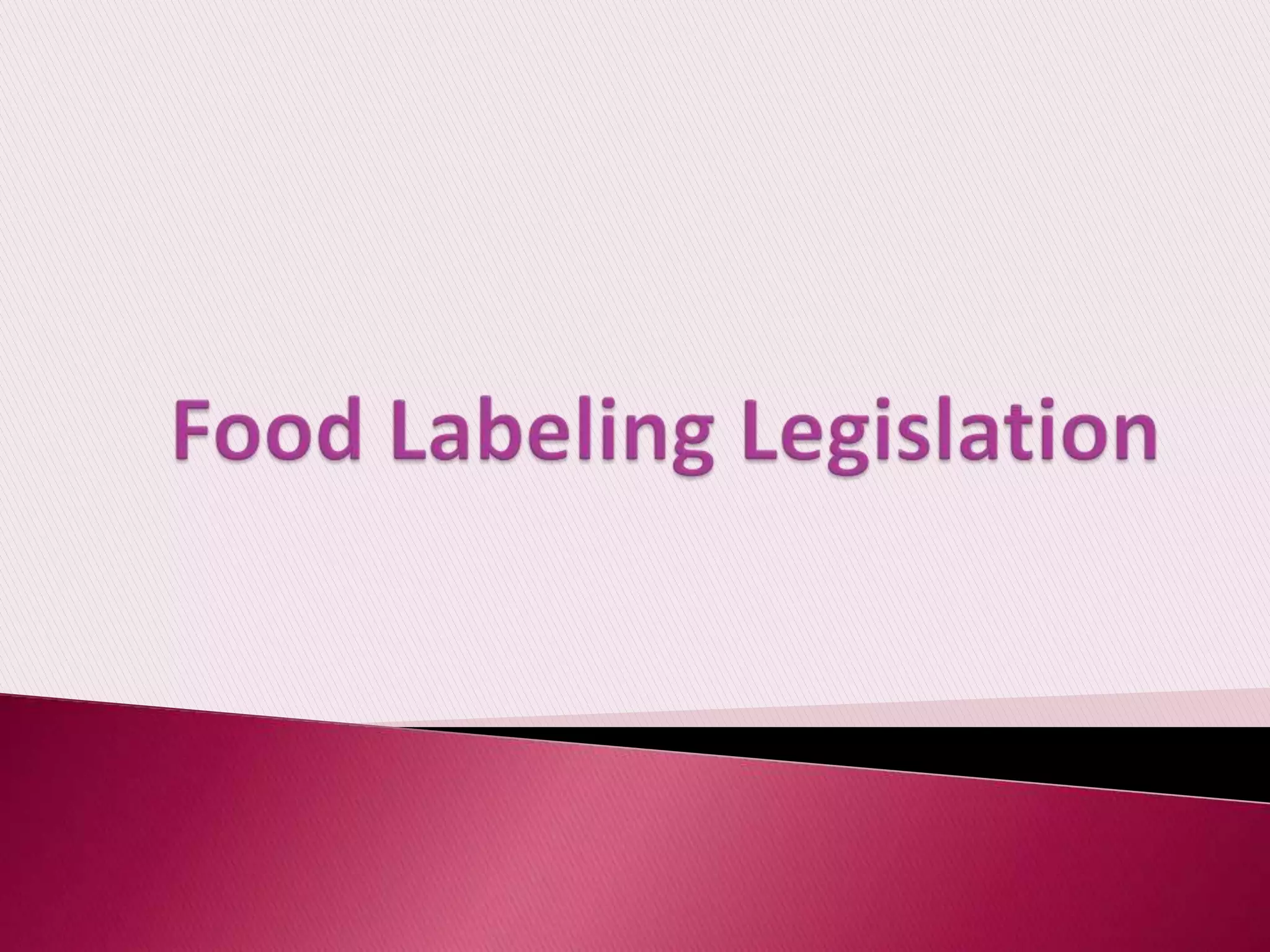 Food labelling | PPTX