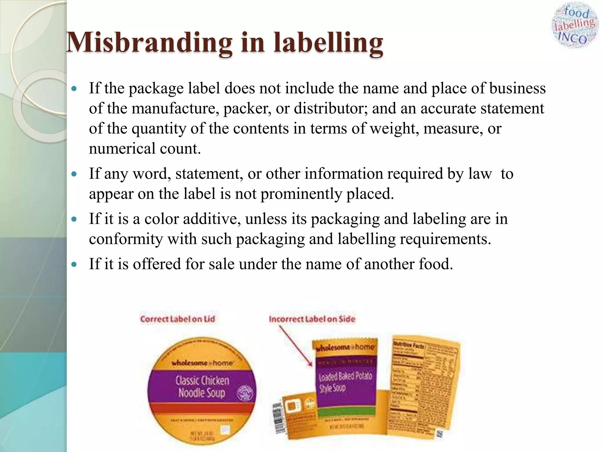Food Labelling - Full Information about the topic | PPTX