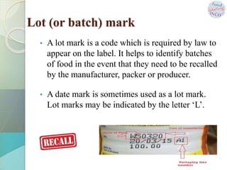 Food Labelling - Full Information about the topic | PPTX