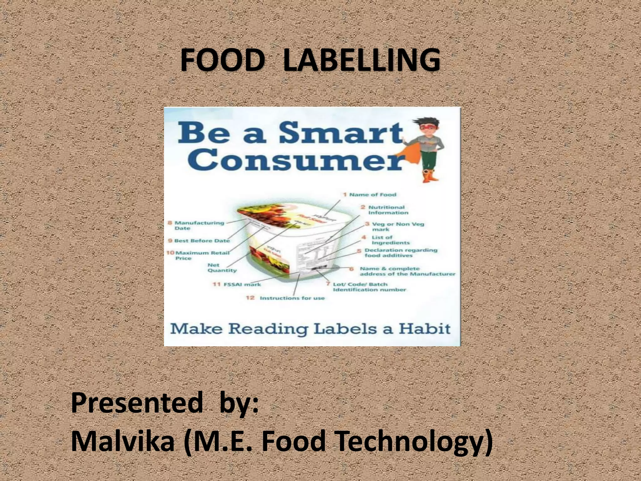 Food labelling | PPTX