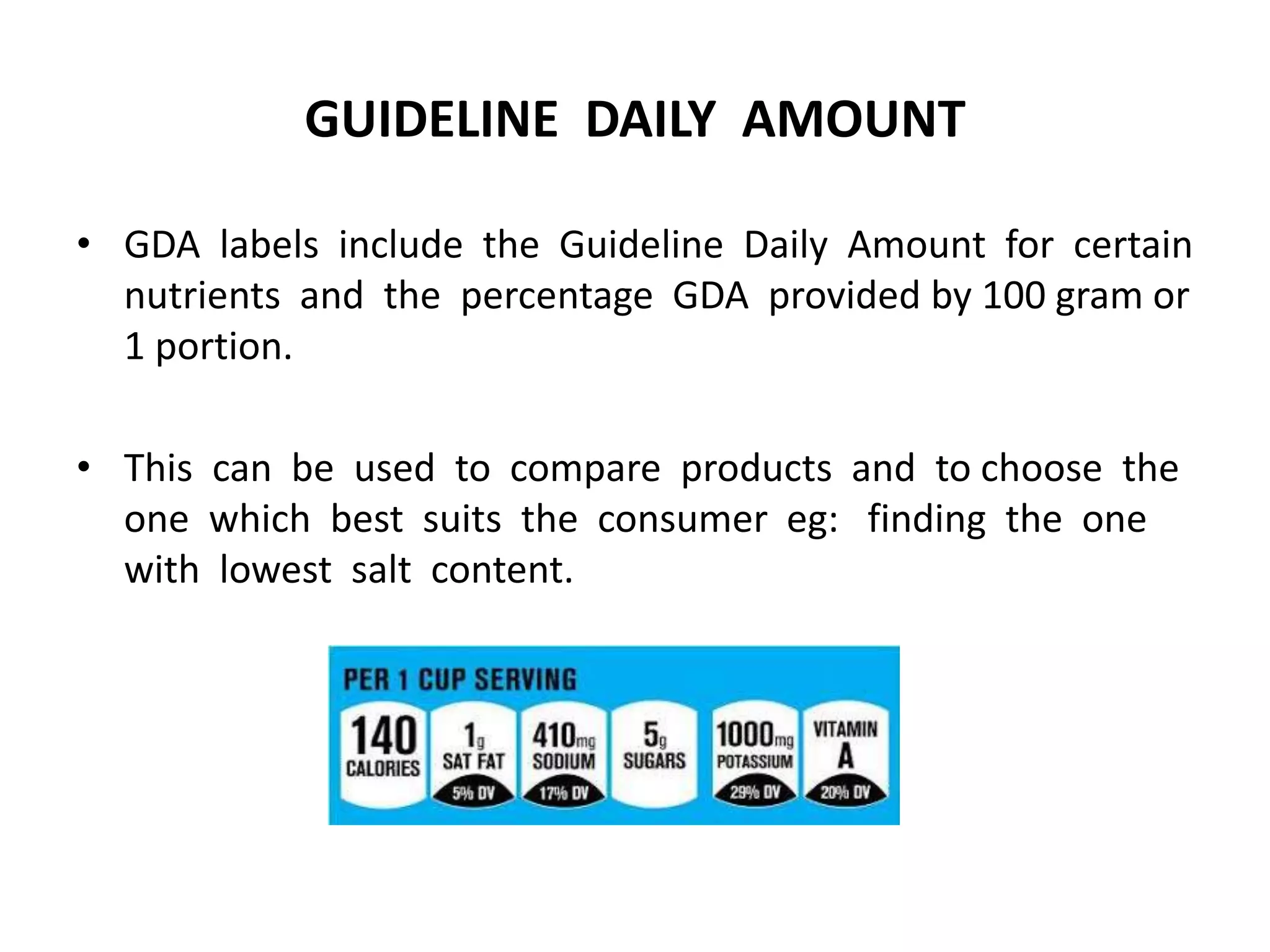 Food labelling | PPTX