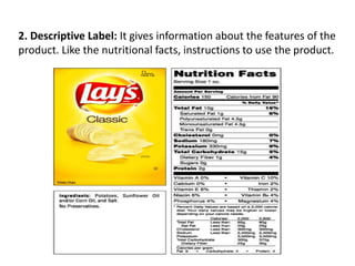 Food labelling | PPTX